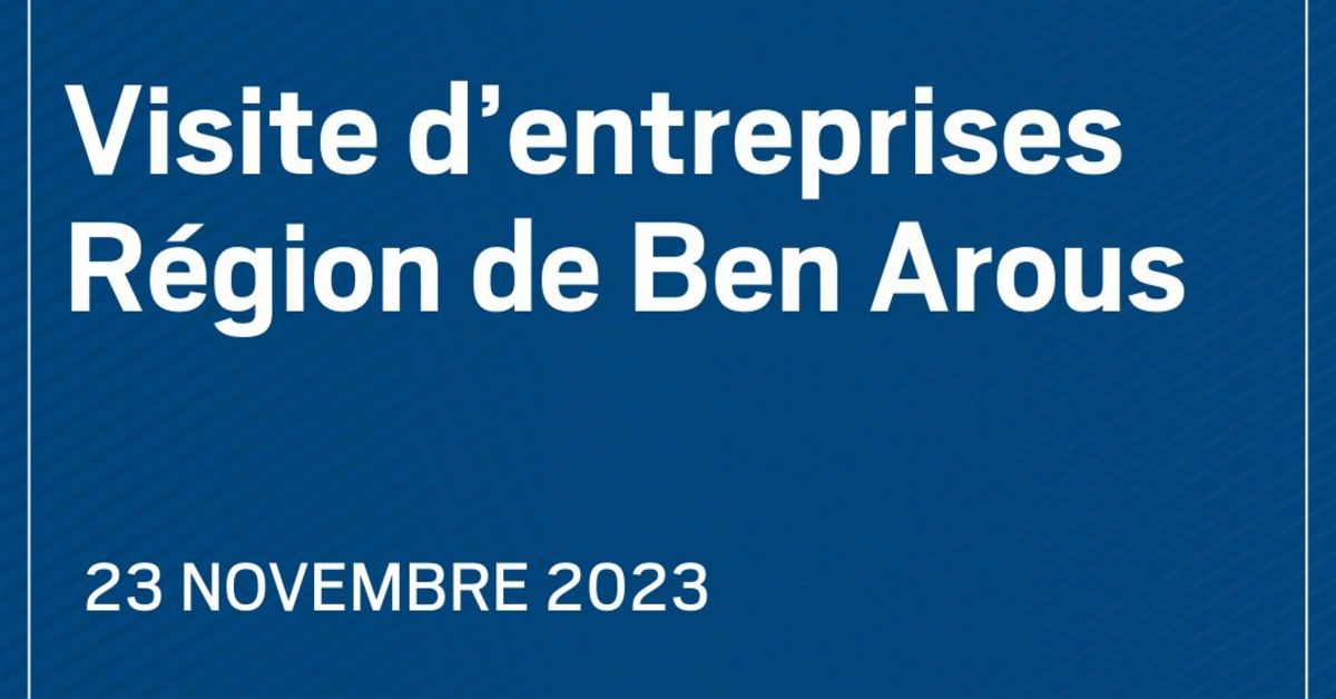 Visite d’entreprises dans le gouvernorat de Ben Arous | Chambre de ...